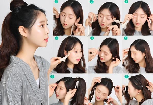 21+ Cara Mengikat Rambut Pendek Ala Korea Simpel Bikin Lebih Stylish ...