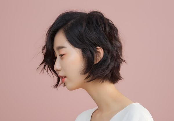 10 Inspirasi Model Rambut Pendek Ala Korea untuk Wajah Lonjong - Siaranesia